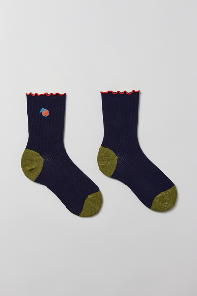 Happy Socks Violet Ankle Sock | Urban Outfitters