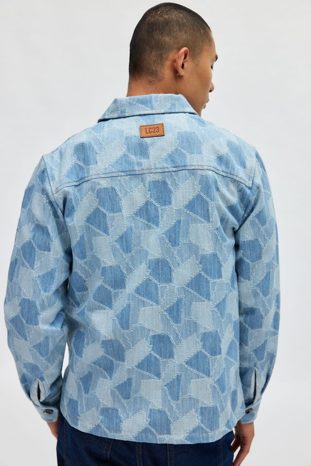 LC23 Patchwork Denim Overshirt | Urban Outfitters