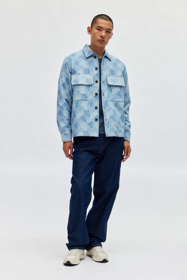 LC23 Patchwork Denim Overshirt | Urban Outfitters