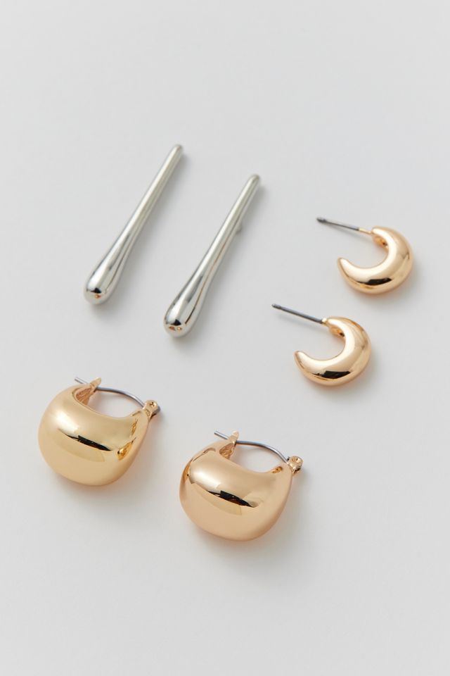 Tapered Post & Hoop Earring Set | Urban Outfitters Canada