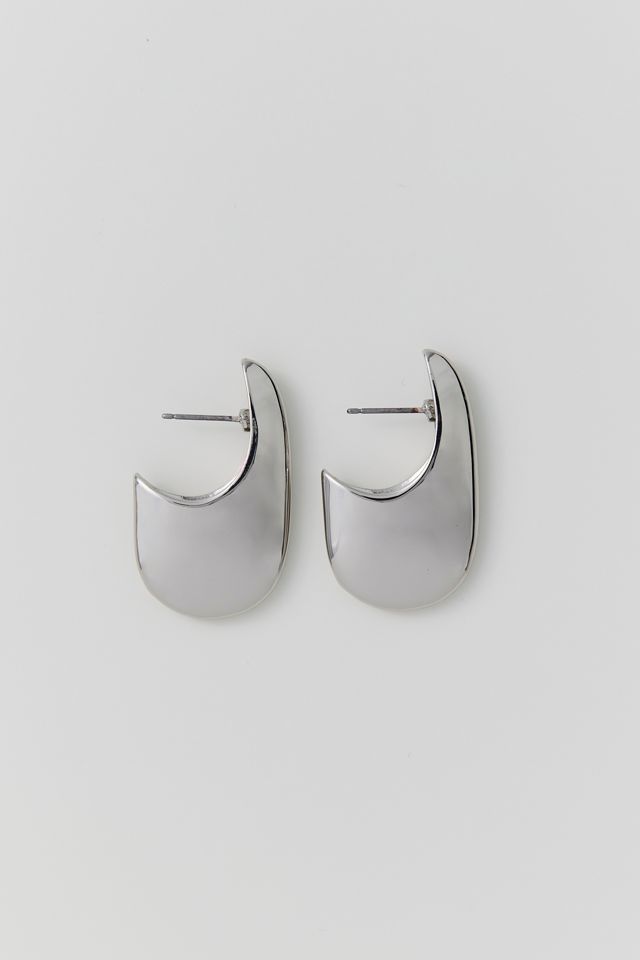 Chunky Oblong Hoop Earring | Urban Outfitters Canada