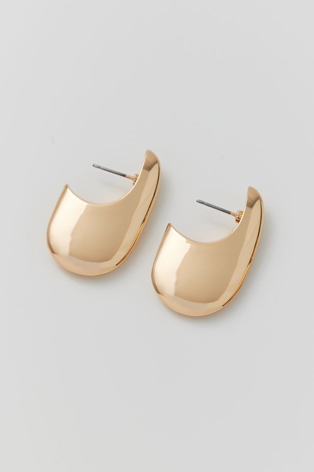 Chunky Oblong Hoop Earring | Urban Outfitters