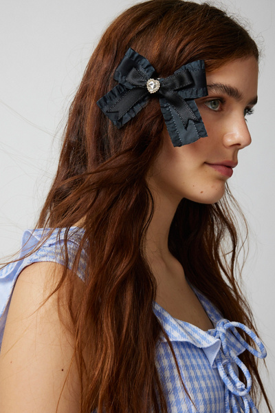 Charming Mini Hair Bow Barrette Set | Urban Outfitters