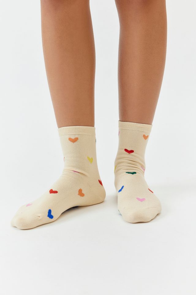 BAGGU Hearts Crew Sock | Urban Outfitters