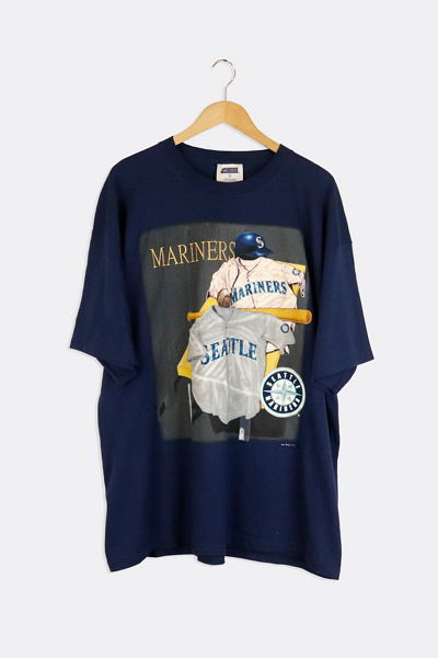 Vintage 1993 MLB Seattle Mariners Graphic Embroidered Logo T Shirt ...