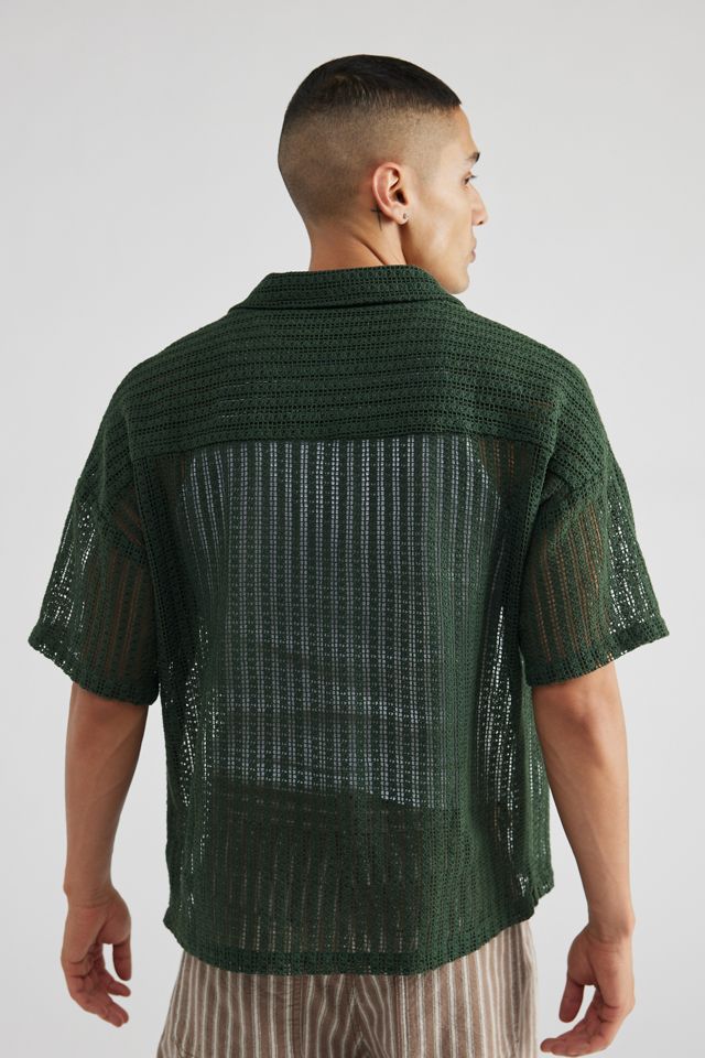 Native Youth Nash Macrame Shirt | Urban Outfitters