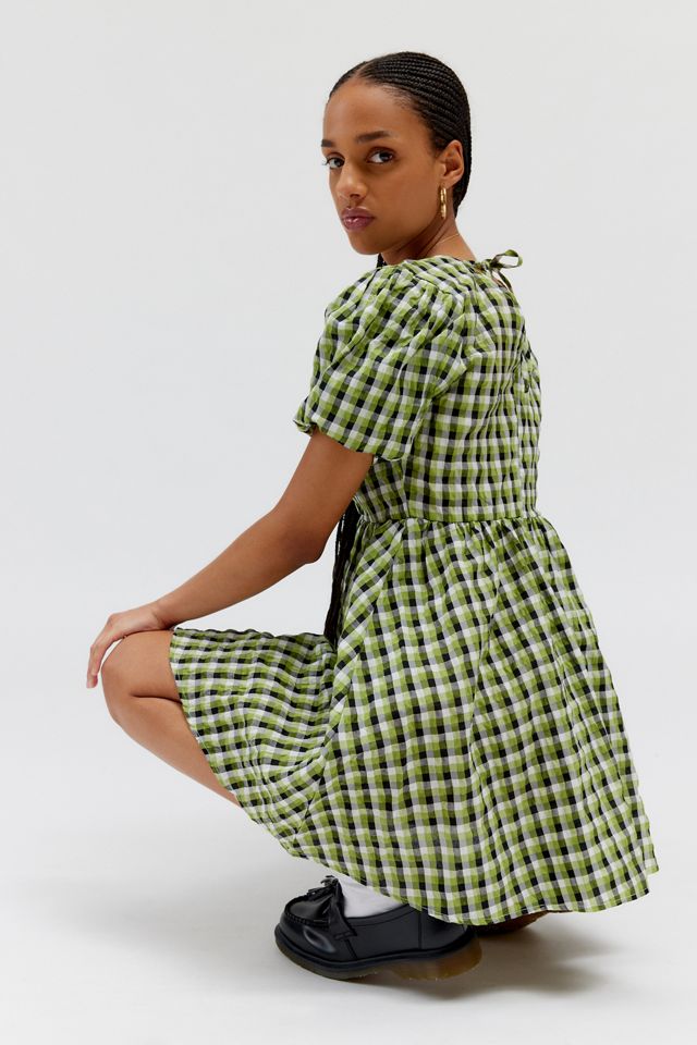 Daisy Street Seersucker Mini Dress | Urban Outfitters