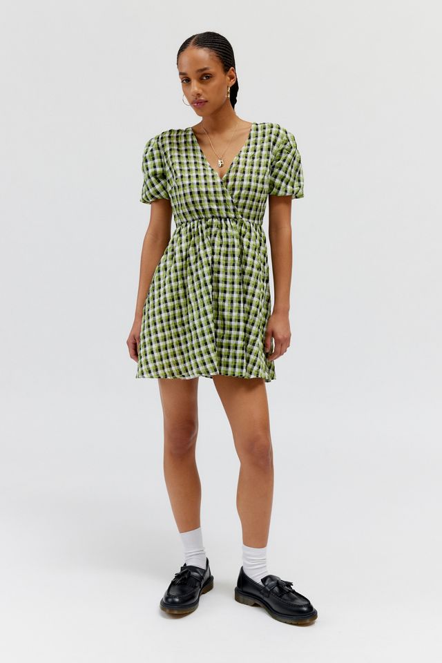 Daisy Street Seersucker Mini Dress | Urban Outfitters