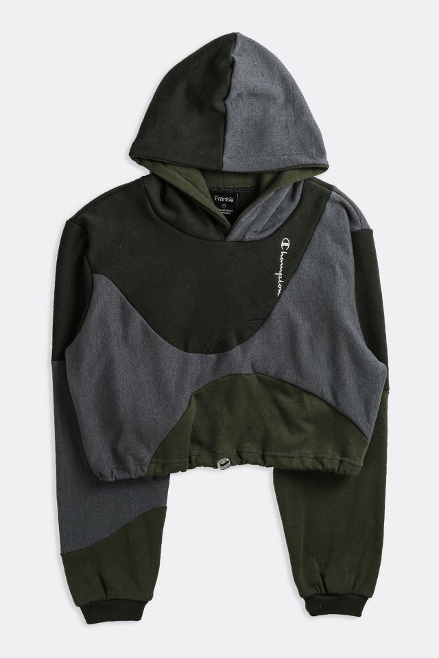 Frankie Collective Rework Champion Wave Crop Sweatshirt 033 | Urban ...