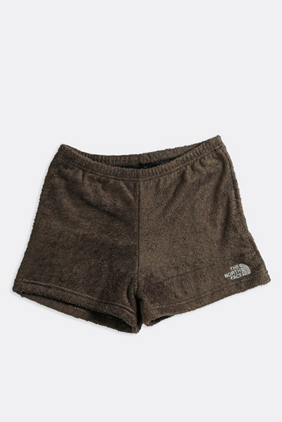 Frankie Collective Rework North Face Fuzzy Shorts 080 | Urban Outfitters