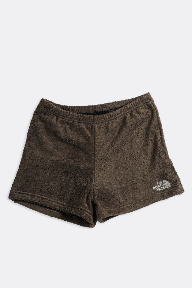 Frankie Collective Rework North Face Fuzzy Shorts 080 | Urban Outfitters