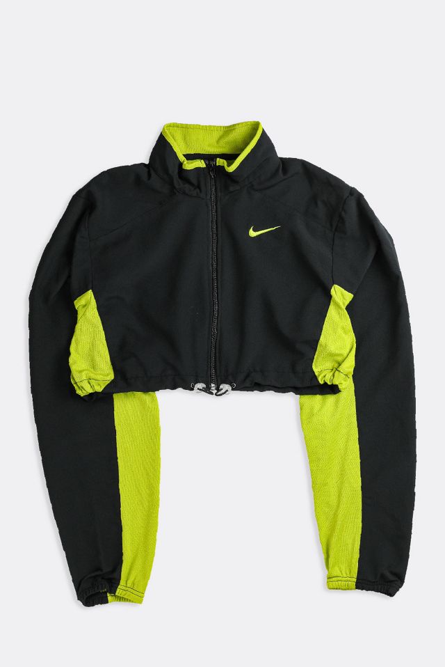 Frankie Collective Rework Nike Crop Windbreaker 043 | Urban Outfitters