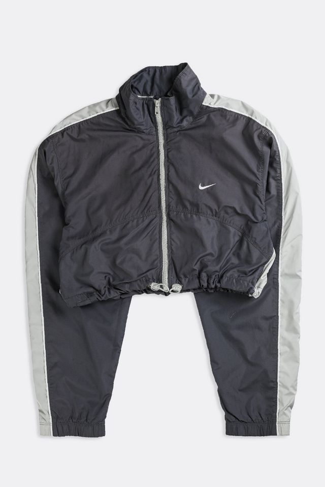 Frankie Collective Rework Nike Crop Windbreaker 045 | Urban Outfitters
