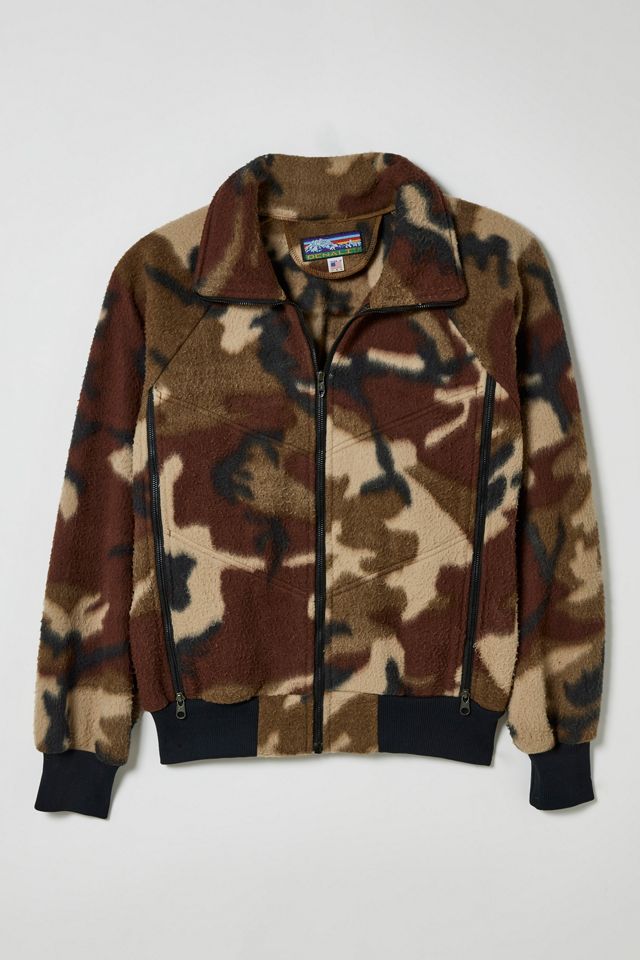 Vintage Camo Fleece Jacket | Urban Outfitters