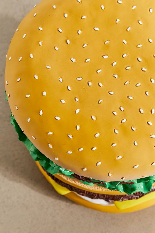 Third Drawer Down Giant Hamburger Stool | Urban Outfitters