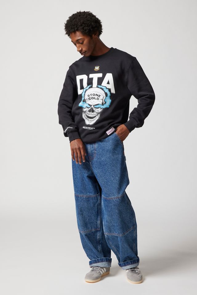 Mitchell & Ness WWE Stone Cold Steve Austin DTA Crew Neck Sweatshirt ...