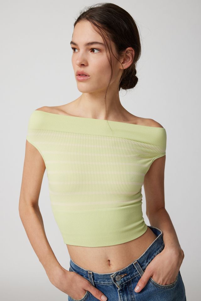 Out From Under Paige Seamless Off-The-Shoulder Top | Urban Outfitters ...