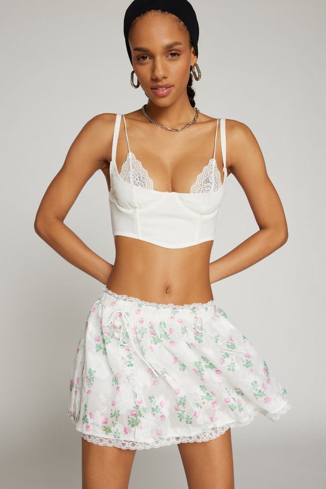 For Love And Lemons Remi Micro Mini Skirt Urban Outfitters Canada