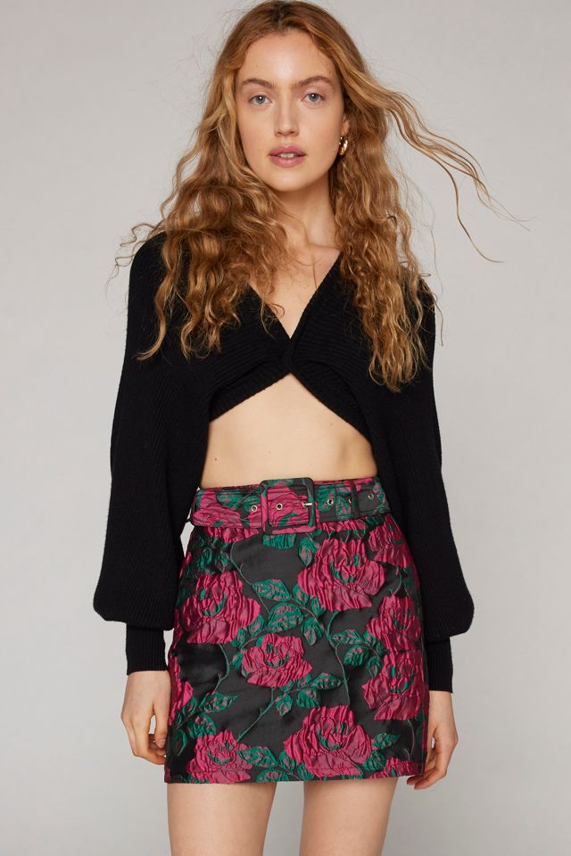 Sister Jane Baroque Floral Mini Skirt | Urban Outfitters
