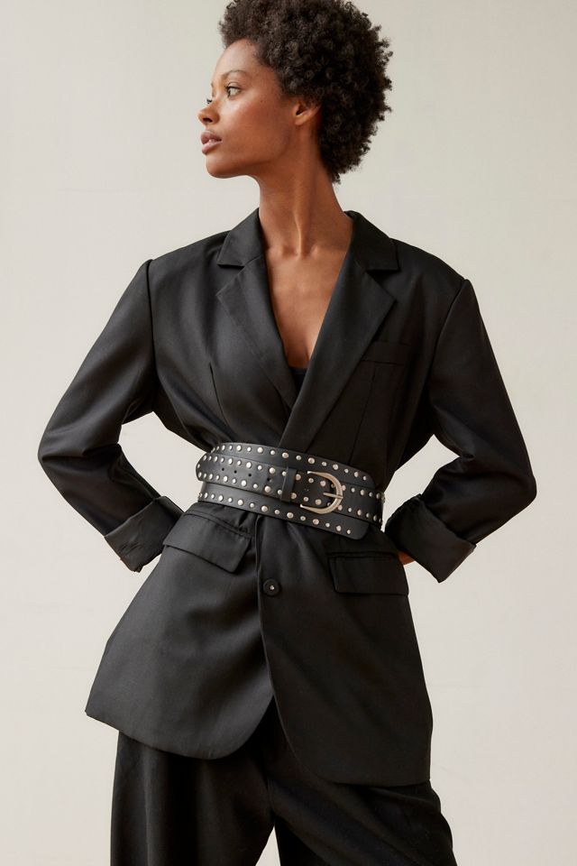 UO Asymmetrical Wide Belt | Urban Outfitters