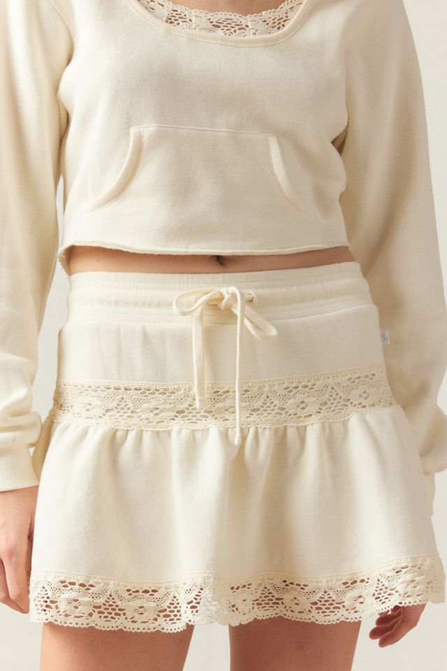 Out From Under Jayden Lace-Inset Skort | Urban Outfitters