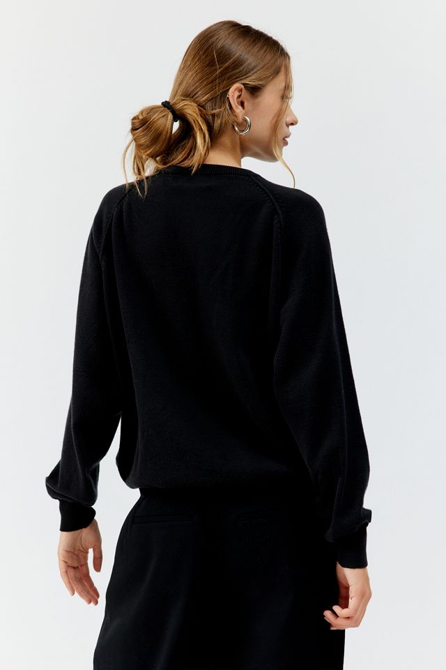 Urban Renewal Remade Heart Stud Crew Neck Sweater | Urban Outfitters