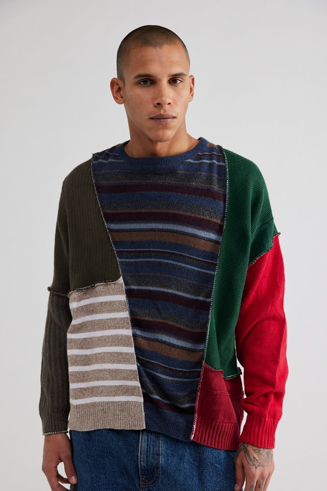 Urban Renewal Remade Pieced Square Sweater | Urban Outfitters