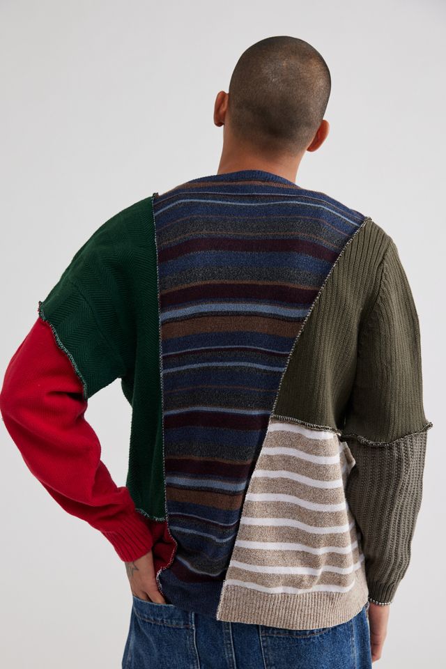 Urban Renewal Remade Pieced Square Sweater | Urban Outfitters