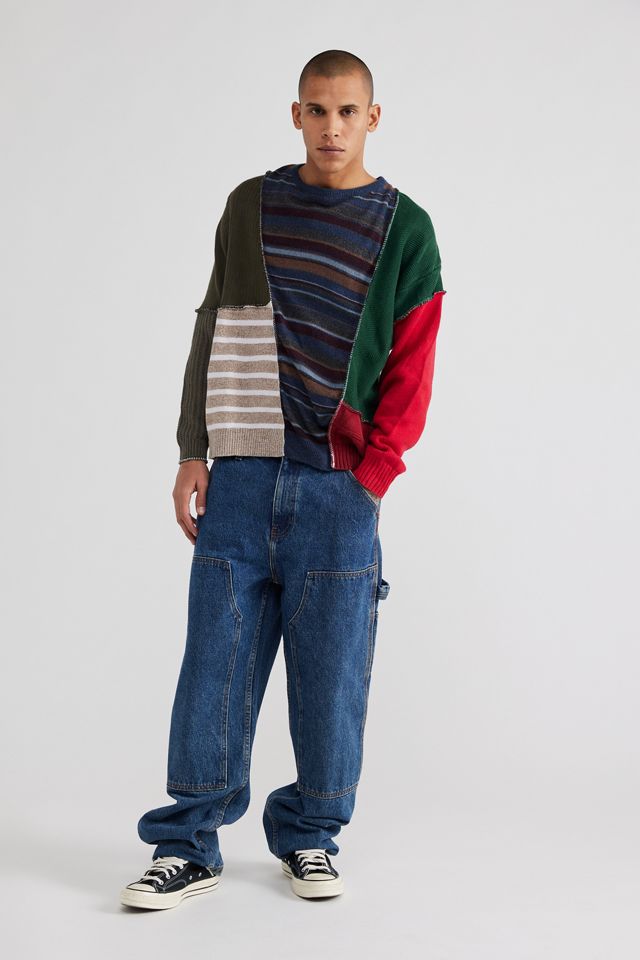 Urban Renewal Remade Pieced Square Sweater | Urban Outfitters