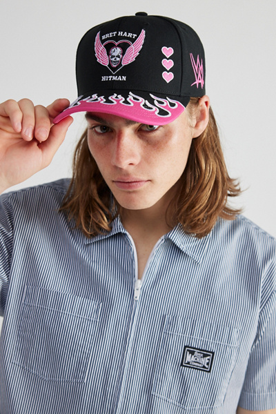 Mitchell & Ness Pro Bret Hitman Heart Snapback Hat | Urban Outfitters