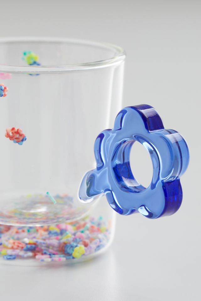 Confetti Flower Juice Glass Urban Outfitters