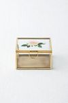 Large Floral Glass Trinket Box | Urban Outfitters