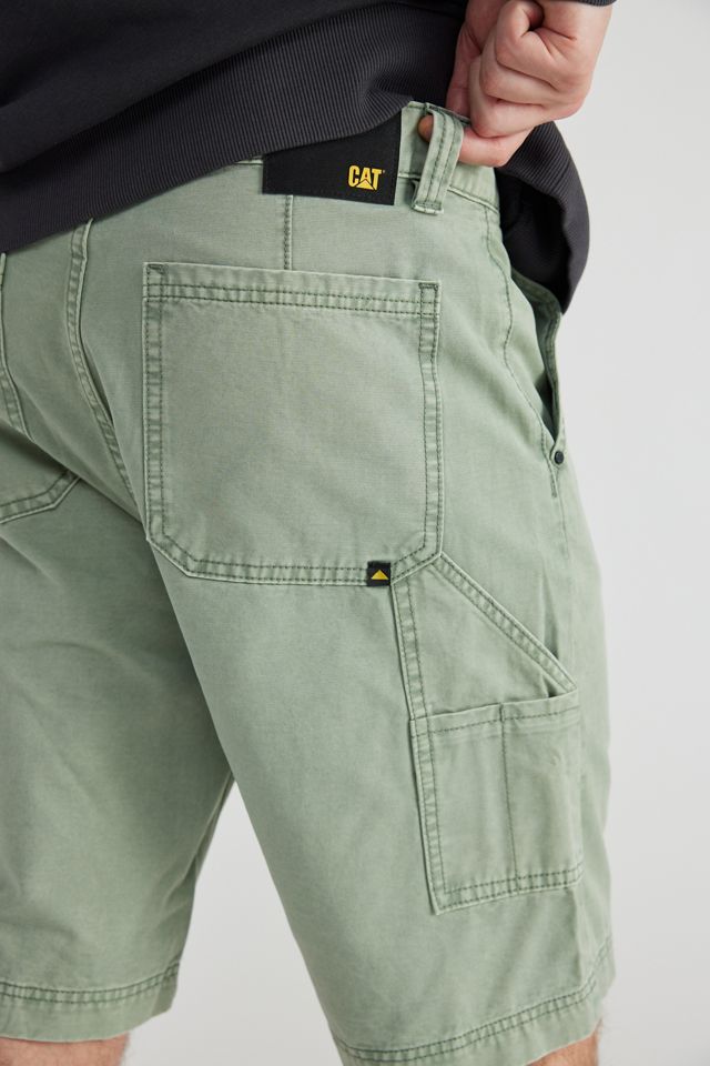 CAT Workman Doodles Twill Short | Urban Outfitters