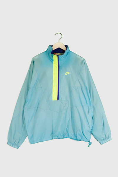Vintage Nike Quarter Zip Multi Neon Colored Windbreaker | Urban Outfitters