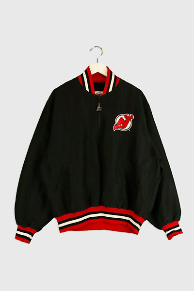 Vintage Starter NHL New Jersey Devils Embroidered Varsity Jacket ...