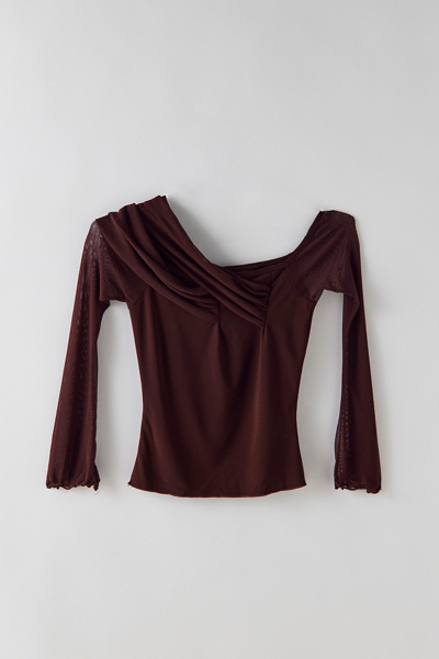 Vintage Mesh Long Sleeve Top | Urban Outfitters