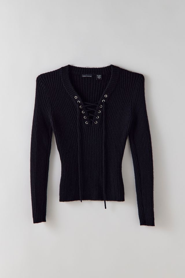 Vintage Ribbed Sweater | Urban Outfitters
