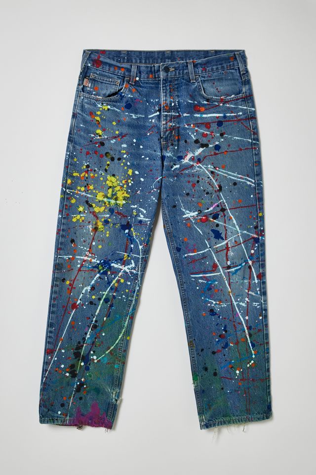 Vintage Carhartt Paint Splatter Carpenter Jean | Urban Outfitters
