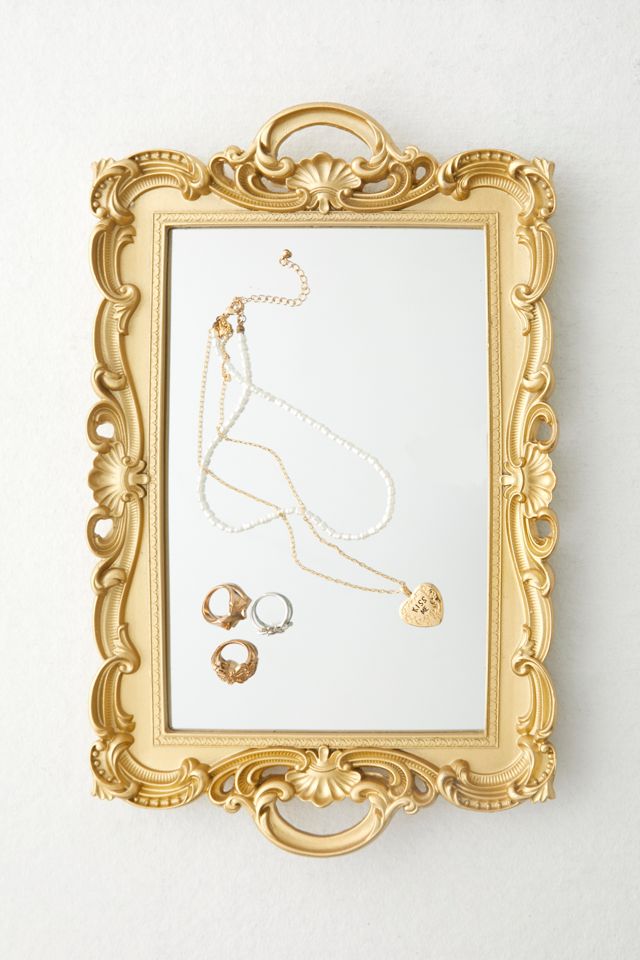 Gold Square Catch-All Tray | Urban Outfitters