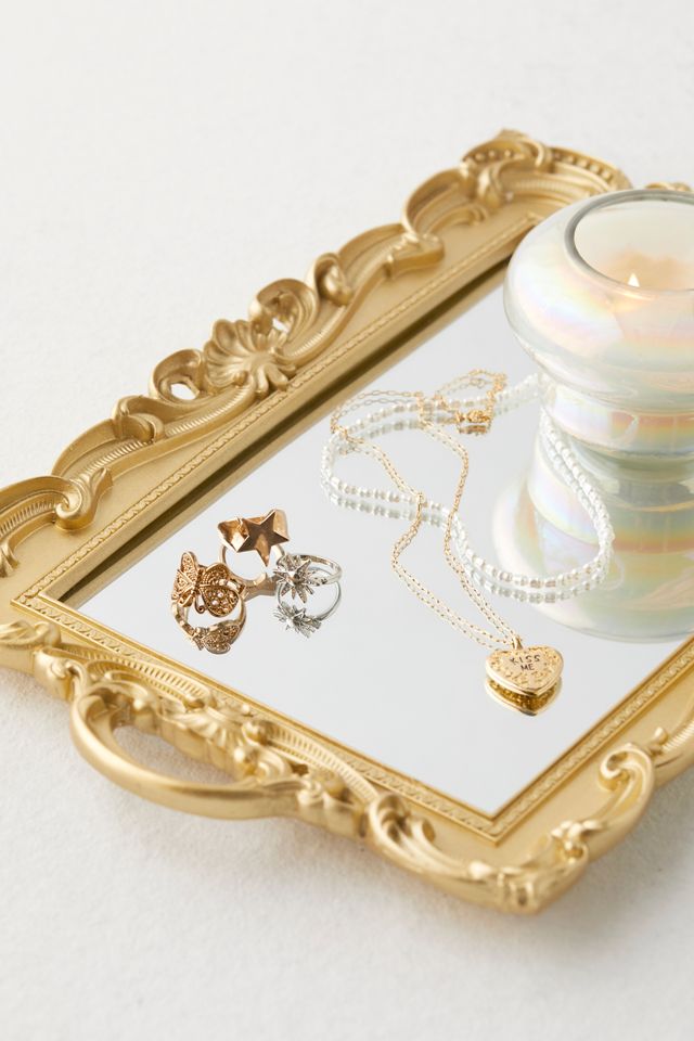 Gold Square Catch-All Tray | Urban Outfitters