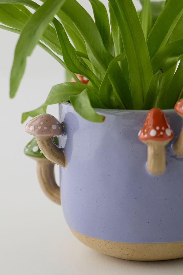 Sprouting Mushroom Ceramic Planter | Urban Outfitters Canada