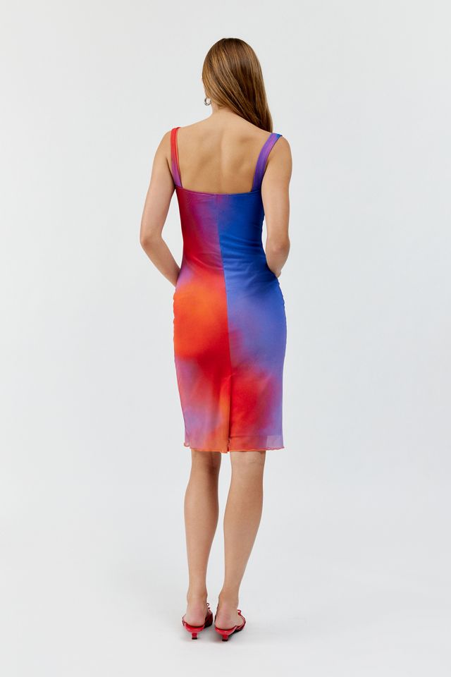 Fiorucci Gloria Mesh Midi Dress | Urban Outfitters
