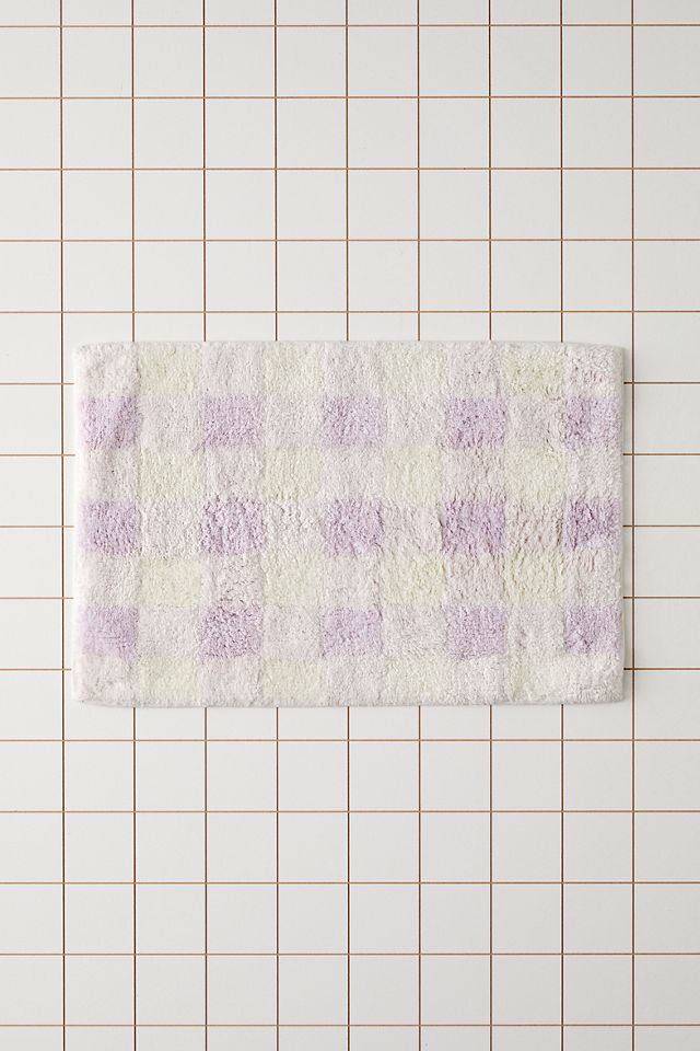 Gingham Bath Mat | Urban Outfitters