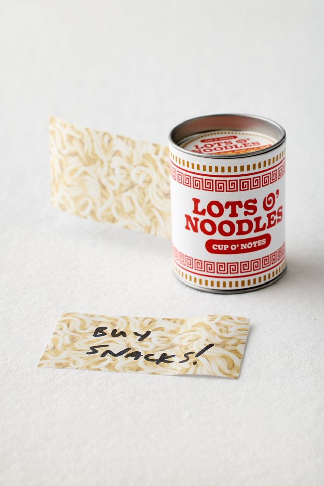 Roll O' Notes Noodles Sticky Notepad | Urban Outfitters Canada