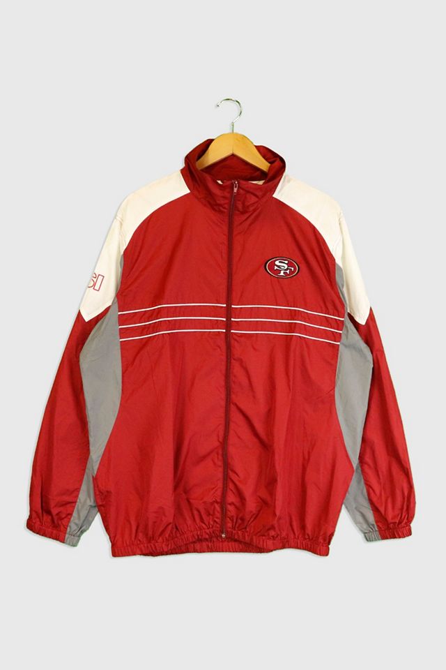 Vintage SF NFL Red And Grey Jacket | Urban Outfitters