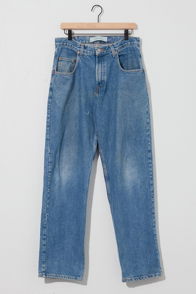 Vintage 1990s Distressed GAP Wide Leg Jeans | Urban Outfitters