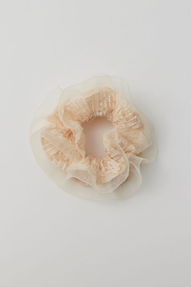 Organza Ruffle Scrunchie | Urban Outfitters
