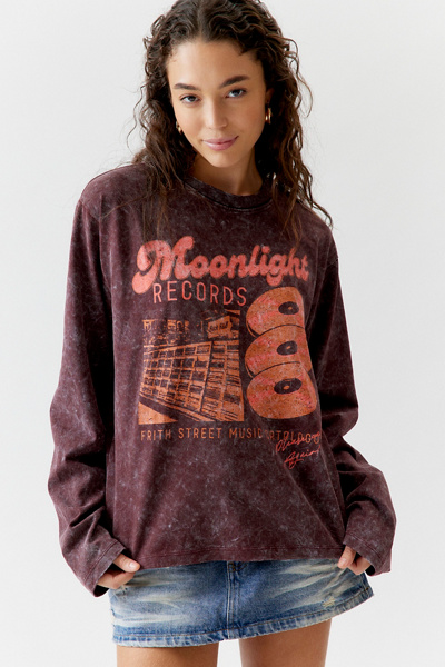 Moonlight Records Long Sleeve Graphic Tee | Urban Outfitters