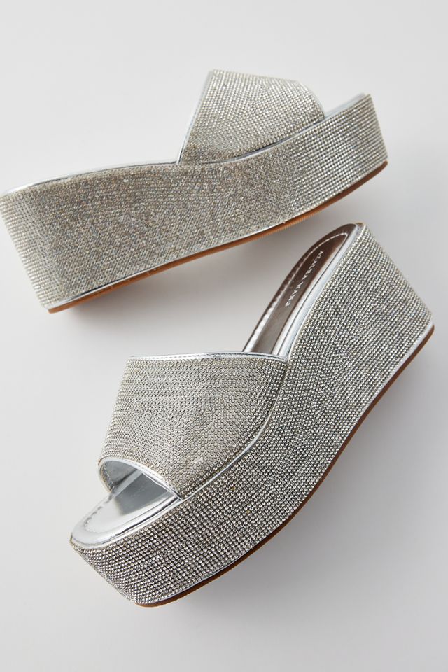 Azalea Wang Arrow Rhinestone Platform Sandal | Urban Outfitters