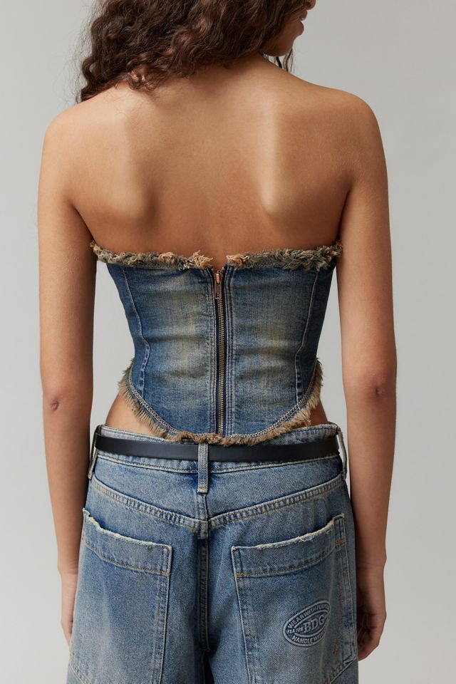 BDG Freya Denim Tube Top | Urban Outfitters